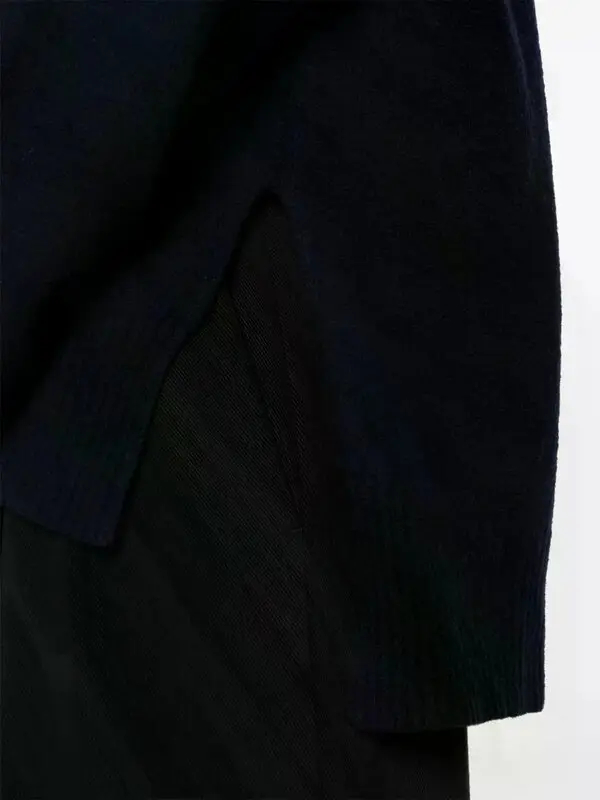 JIL SANDER Wool Knit Jumper With Side Slits
