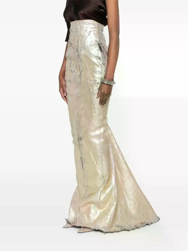 Rick Owens Lido Maxi Skirt - Gold