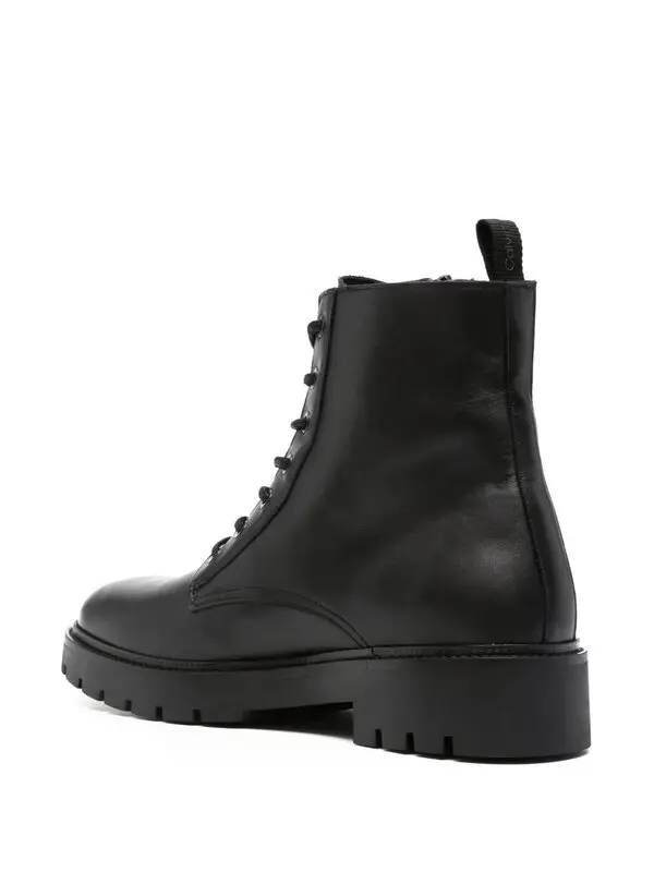 Calvin Klein Zip-up Combat Boots