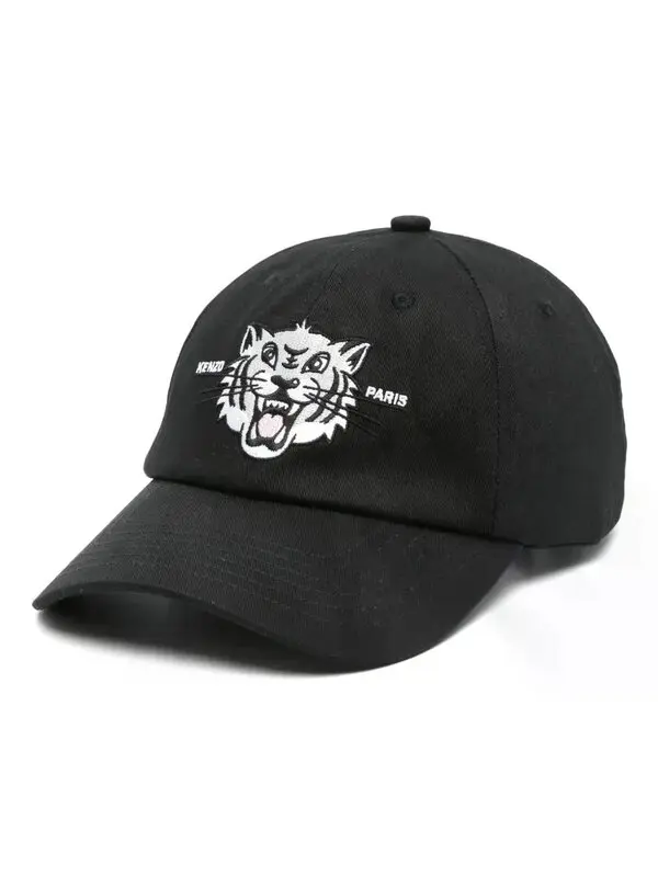 Kenzo Tiger Head Baseball Cap - Black