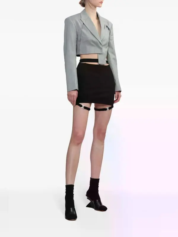 HELIOT EMIL Asymmetric Virgin-wool Blazer