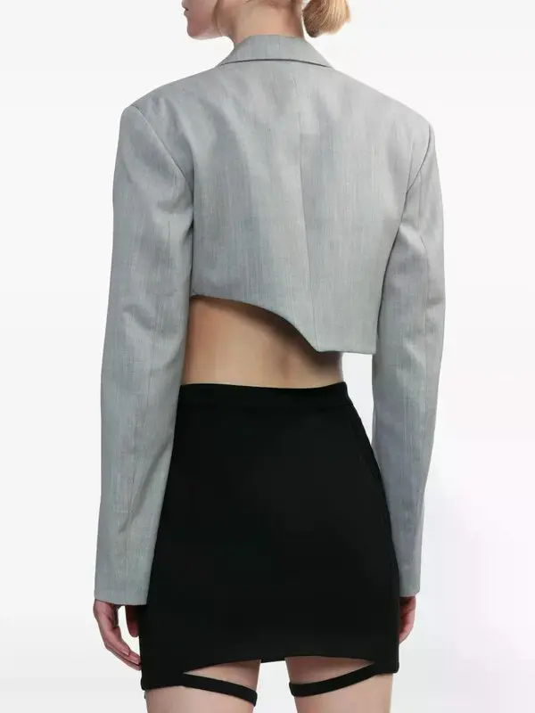 HELIOT EMIL Asymmetric Virgin-wool Blazer