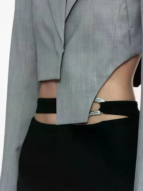 HELIOT EMIL Asymmetric Virgin-wool Blazer