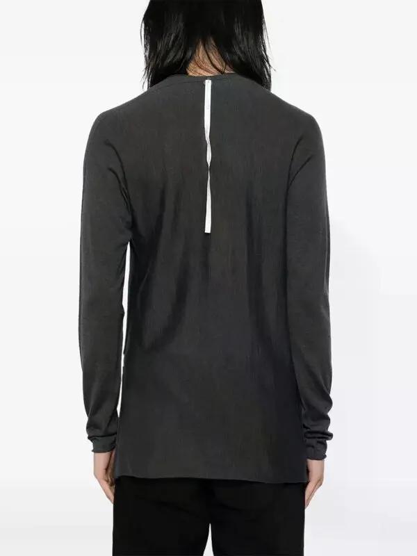 LABEL UNDER CONSTRUCTION Raw Edge T-shirt - Grey
