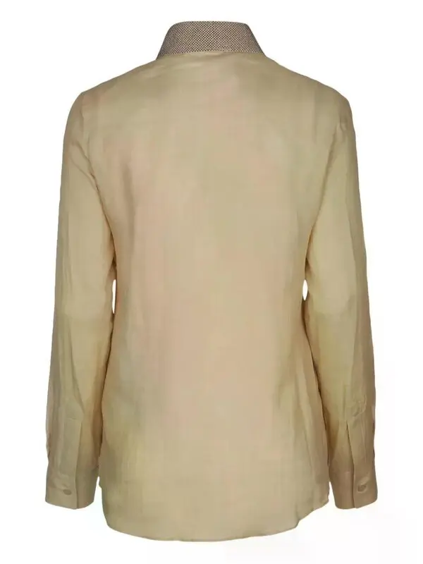 Jacob Cohen Embellished Spread Collar Shirt