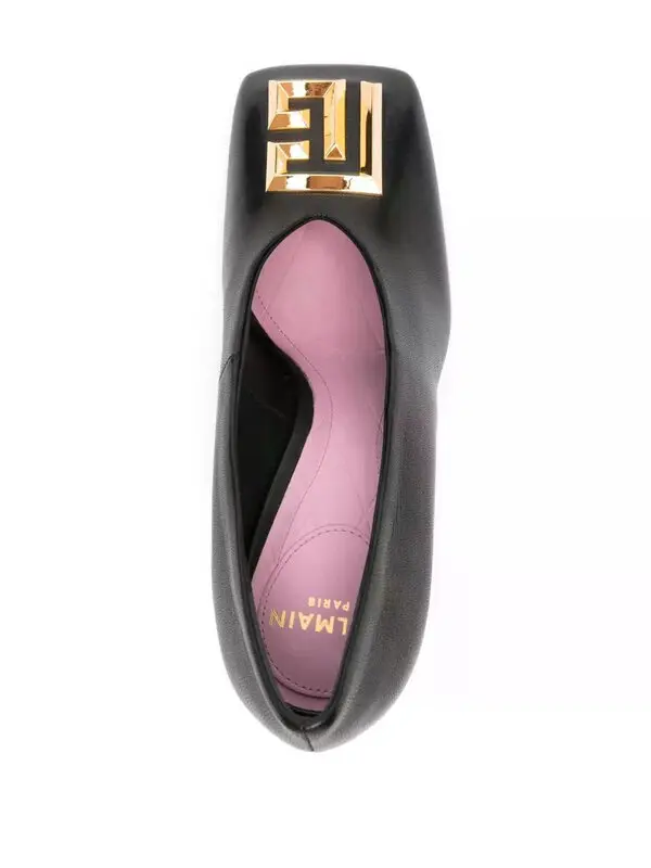 Balmain 95mm Eden Pumps With Gold-tone Logo Plaque