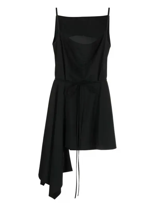 JUUN.J Asymmetrical Hem Sleeveless Minidress