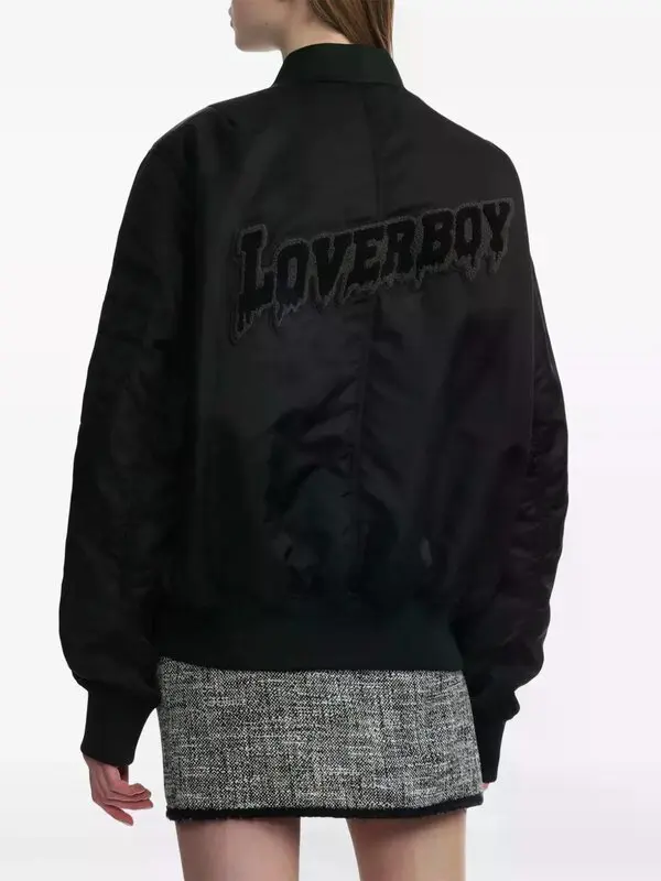CHARLES JEFFREY Logo-appliqué Bomber Jacket