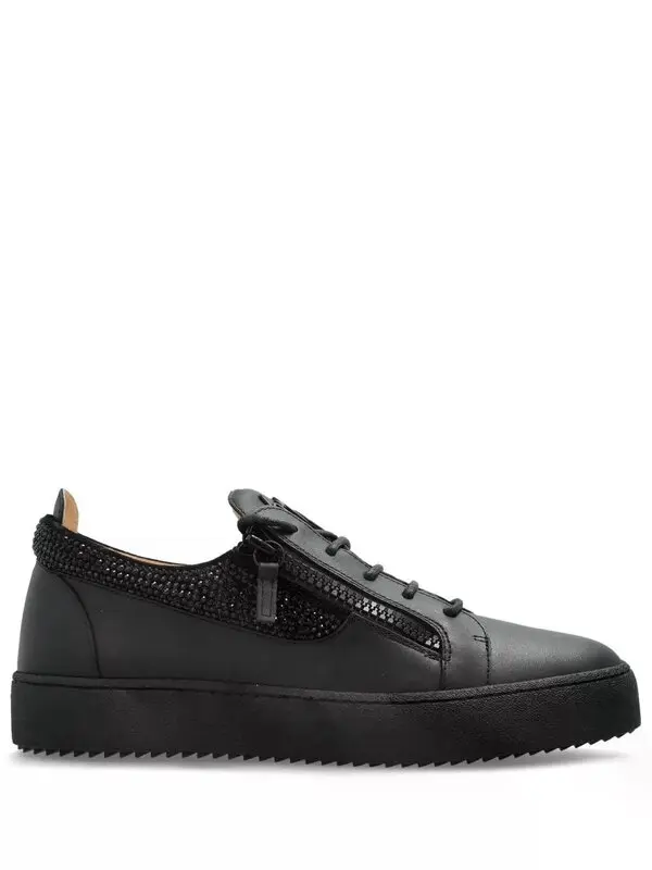 GIUSEPPE ZANOTTI Frankie Double-zip Low-top Sneakers