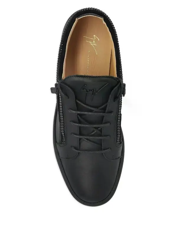 GIUSEPPE ZANOTTI Frankie Double-zip Low-top Sneakers