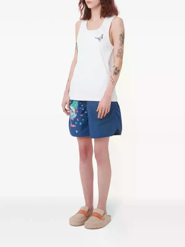 JW Anderson Pigeon Graphic Jersey Tank Top