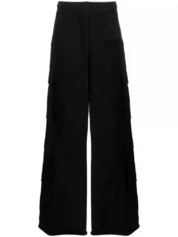 Vetements Cargo Cotton Track Pants - Black