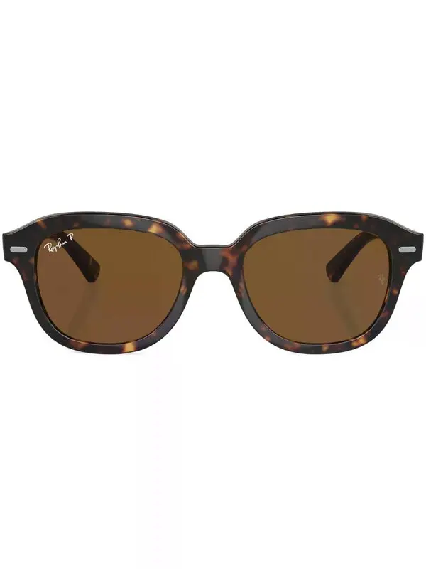 Ray-ban Erik Round-frame Sunglasses - Green