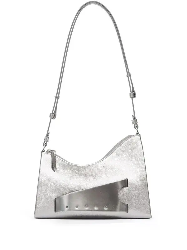 MAISON MARGIELA Snatched Hobo Bag - Silver