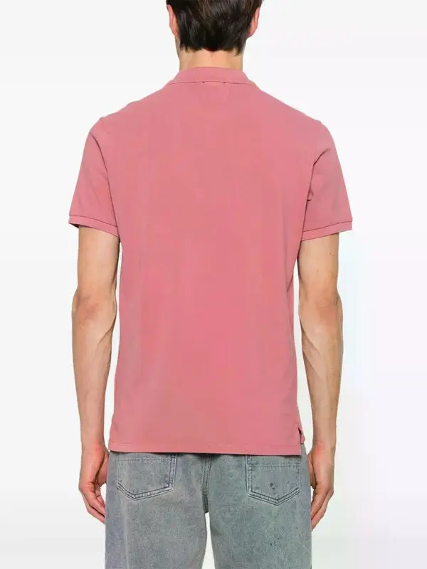 C.P. COMPANY Logo-embroidered Polo Shirt