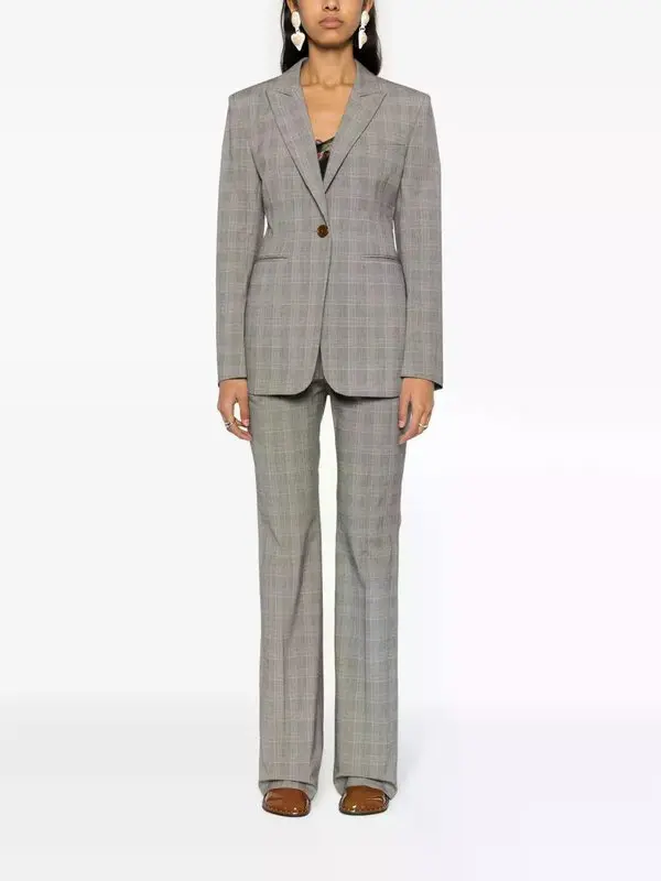 VIVIENNE WESTWOOD Prince Of Wales Check Flared Trousers