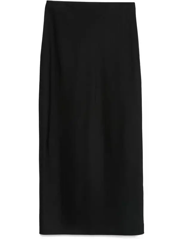 Carven Bias-cut Maxi Skirt - Black