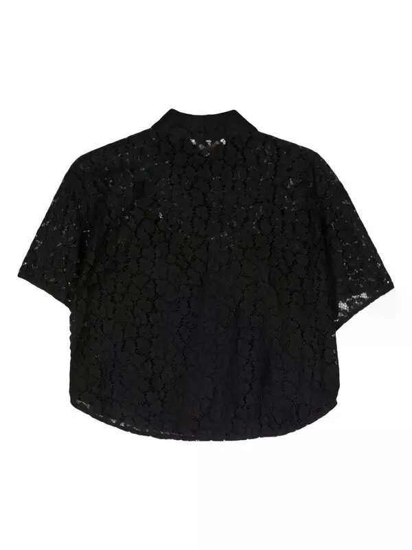 Michael Kors Leopard Corded Lace Shirt