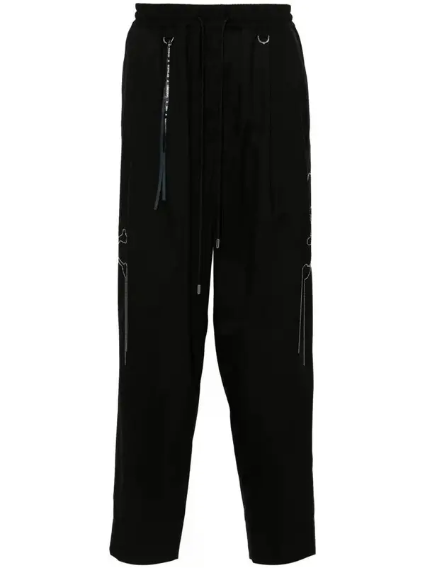 MASTERMIND WORLD Beaded Skull Wool Trousers
