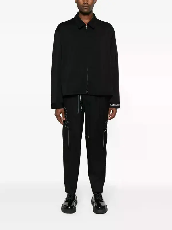 MASTERMIND WORLD Beaded Skull Wool Trousers