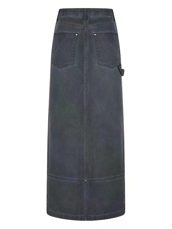 STUDIO TOMBOY Washed Denim Maxi Skirt