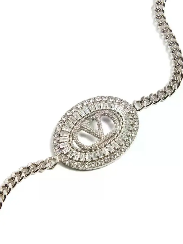 Valentino Garavani Vlogo Signature Embellished Chain Belt