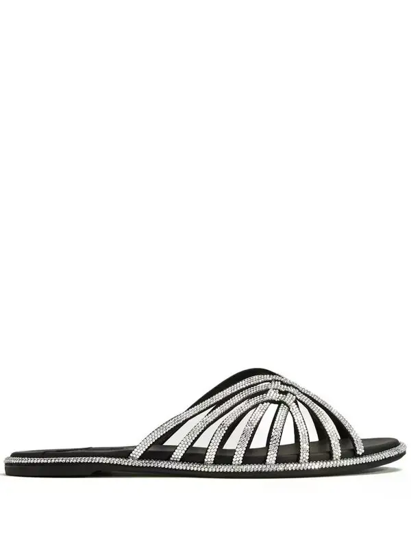 LE SILLA Embrace Sandals With Crystal Embellishments - Black