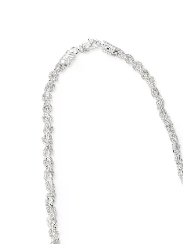 Emanuele Bicocchi Sterling Rope Chain Necklace - Silver