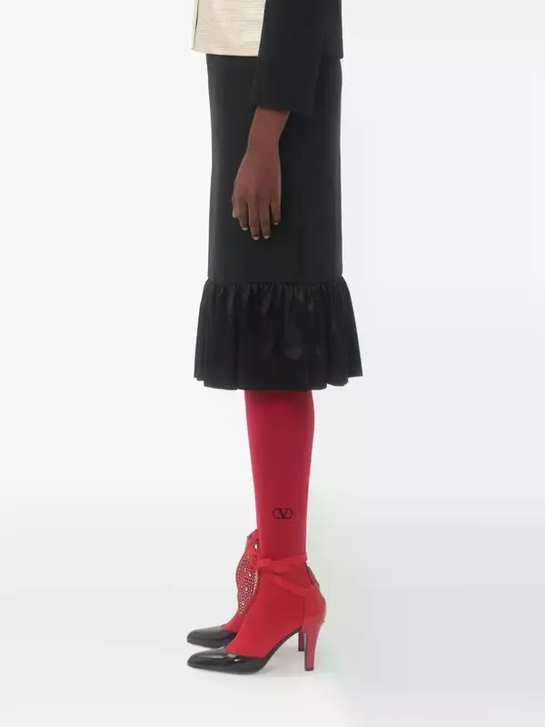 Valentino Garavani Midi Skirt With Bow Detail