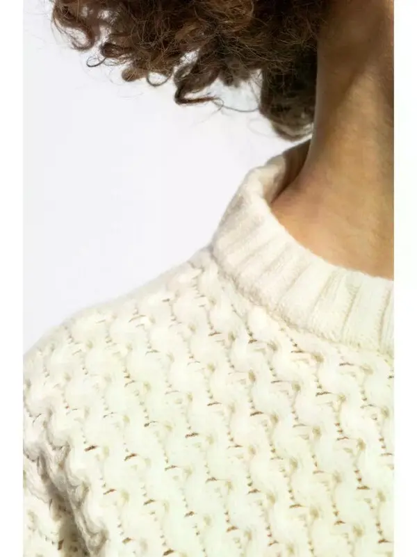 Fabiana Filippi Grid-stitch Knit T-shirt