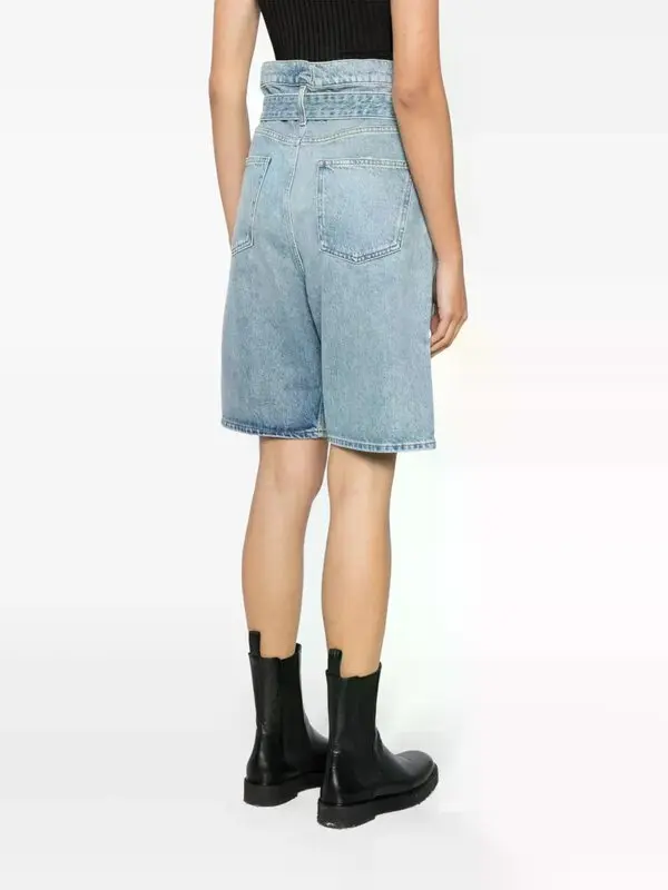 AGOLDE Reworked 90s Wide Leg Denim Shorts