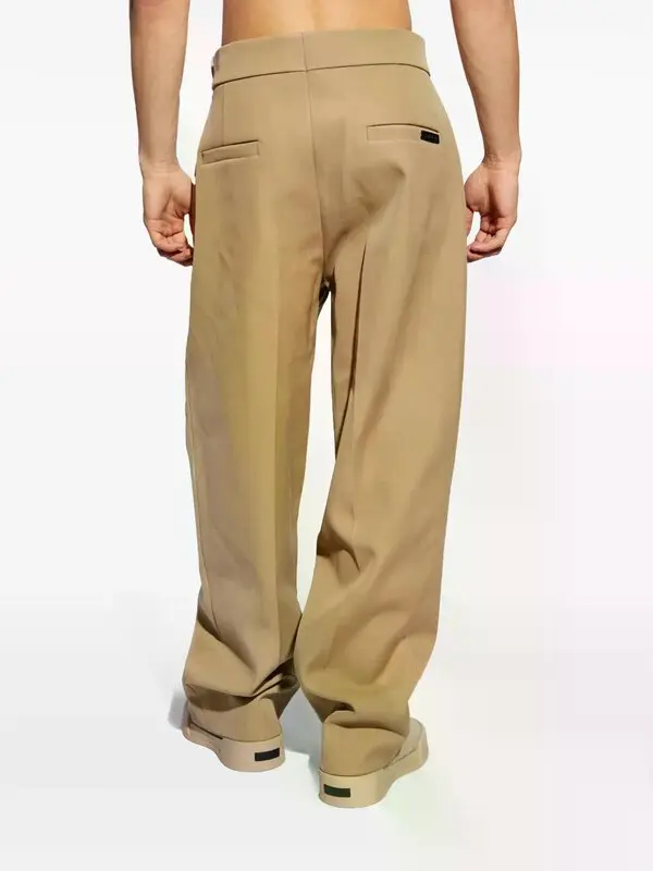 Fear Of God Logo Patch Virgin Wool Trousers