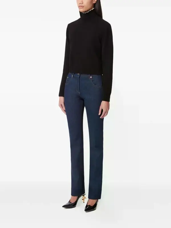 Nina Ricci Embellished Wool-blend Jumper