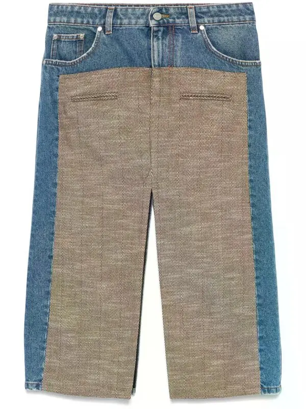 Stella McCartney Tweed Denim Midi Skirt