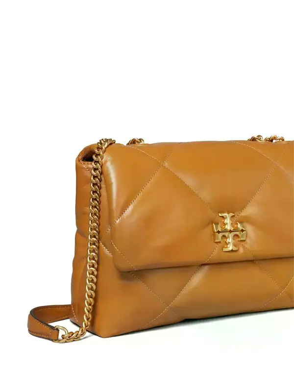 Tory Burch Kira Diamond-quilted Convertible Shoulder Bag - Brown