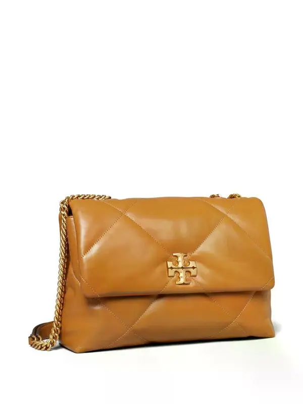 Tory Burch Kira Diamond-quilted Convertible Shoulder Bag - Brown