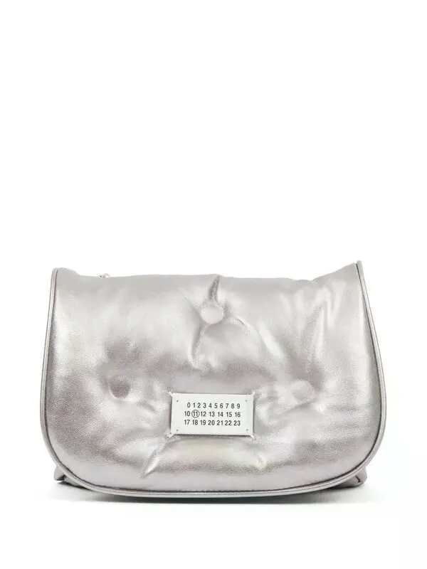 MAISON MARGIELA Glam Slam Flap Shoulder Bag - Silver