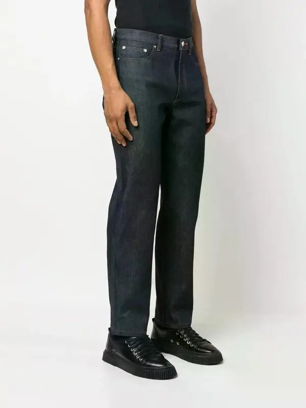 A.p.c. Martin Mid-rise Straight-leg Jeans - Blue