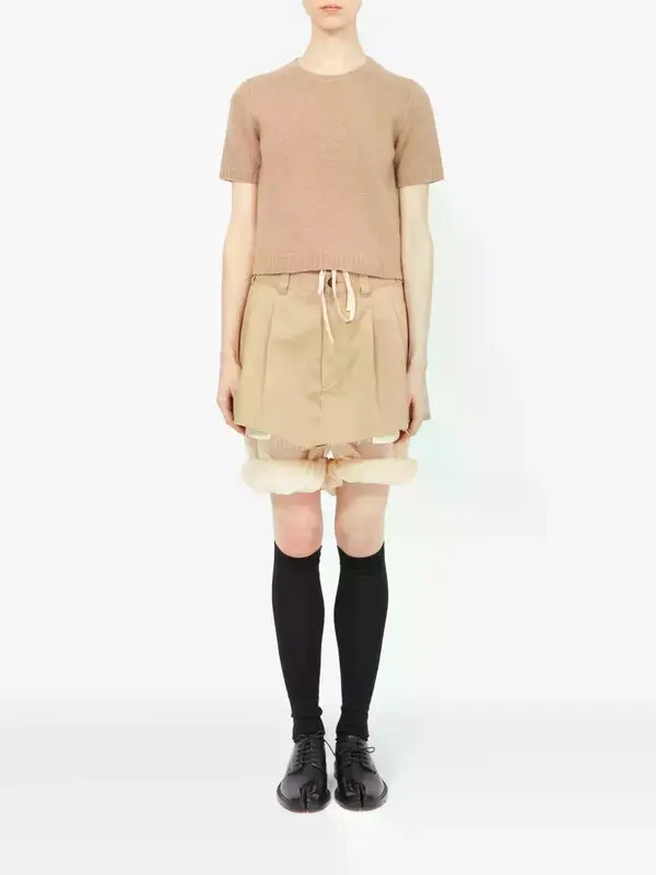 MAISON MARGIELA Cropped Wool Jumper