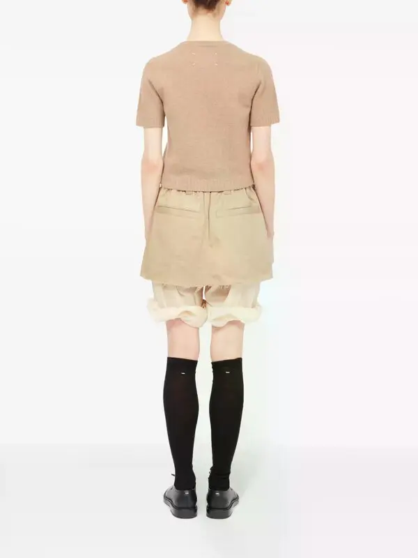 MAISON MARGIELA Cropped Wool Jumper