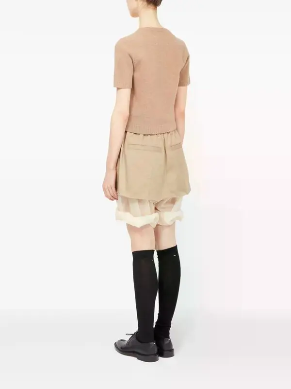MAISON MARGIELA Cropped Wool Jumper