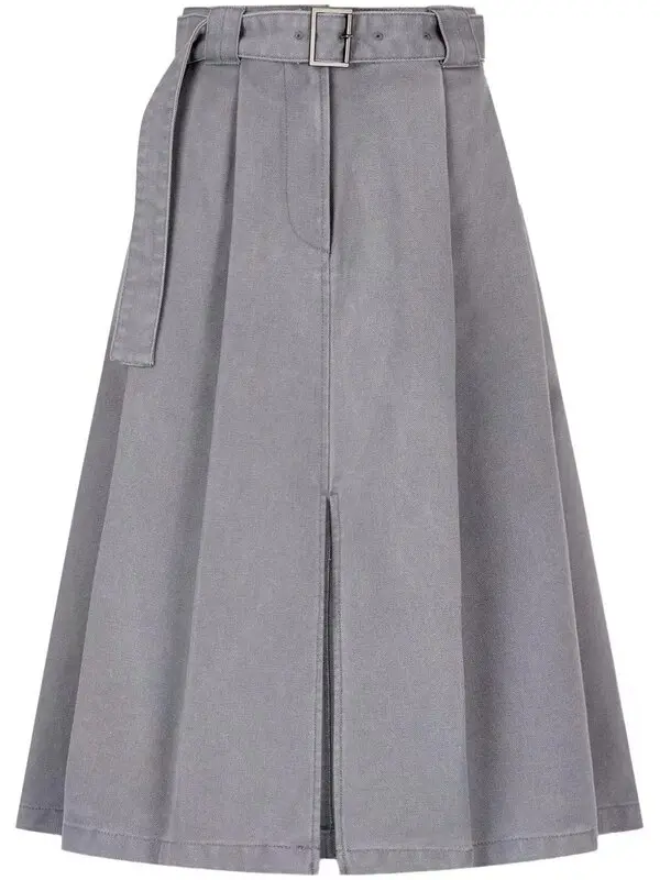 STUDIO TOMBOY Pleated Midi Skirt - Blue