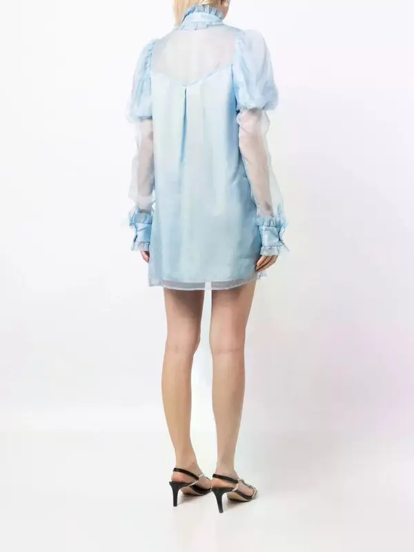 MACGRAW Lighthouse Ruffled Silk Dress