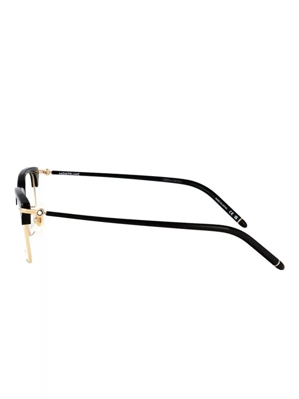 Montblanc Rectangle Frame Eyeglasses - Black