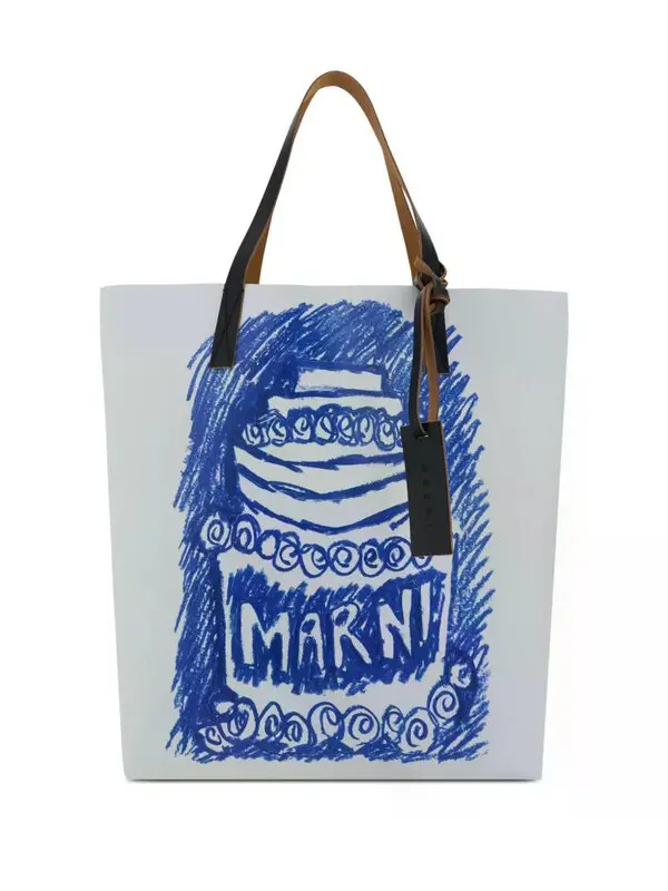 Marni Logo-print Tote Bag