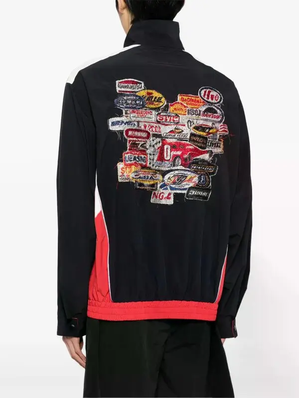 DOUBLET Panelled Track Jacket With Badge Detailing