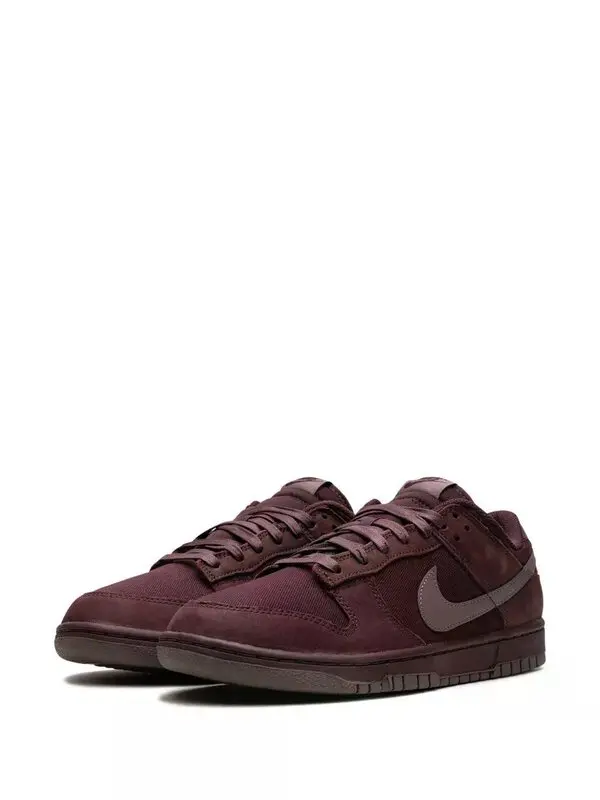 Nike Dunk Low Burgundy Crush Sneakers - Red