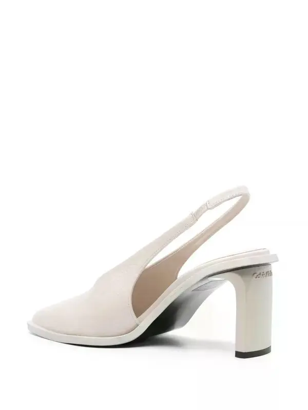 Calvin Klein 70mm Slingback Leather Pumps