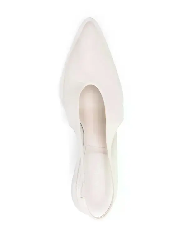 Calvin Klein 70mm Slingback Leather Pumps