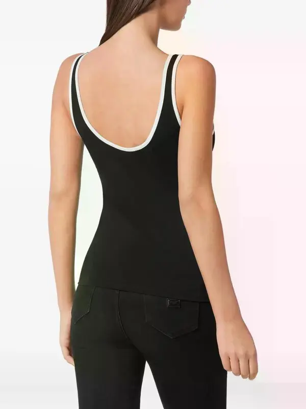 Philipp Plein Signature Logo Tank Top
